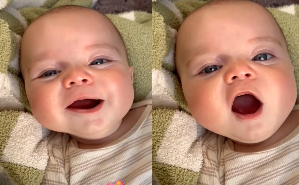 Infectious Joy: A Cute Baby’s Radiant Smile and Coos – My CMS